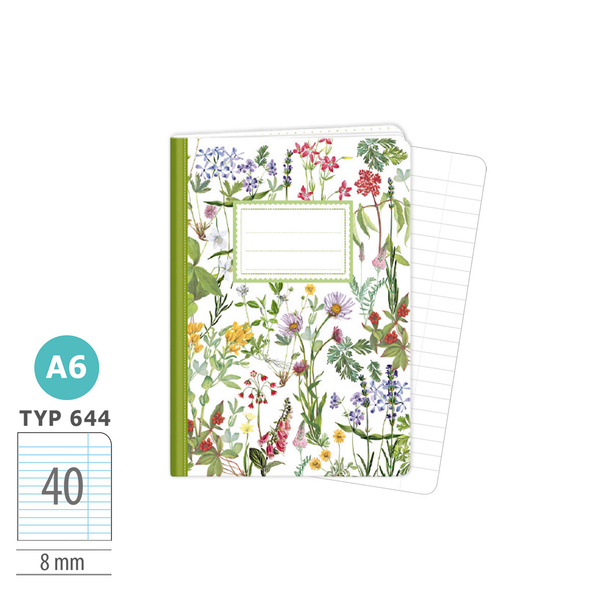 1598-0398 Sešit A6, 40 listů, TYP 644 | Argus CZ