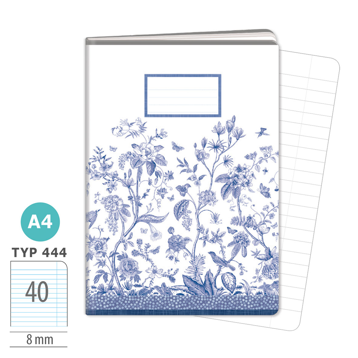 1582-0367 Sešit A4, 40 listů, TYP 444 Bloom | Argus CZ