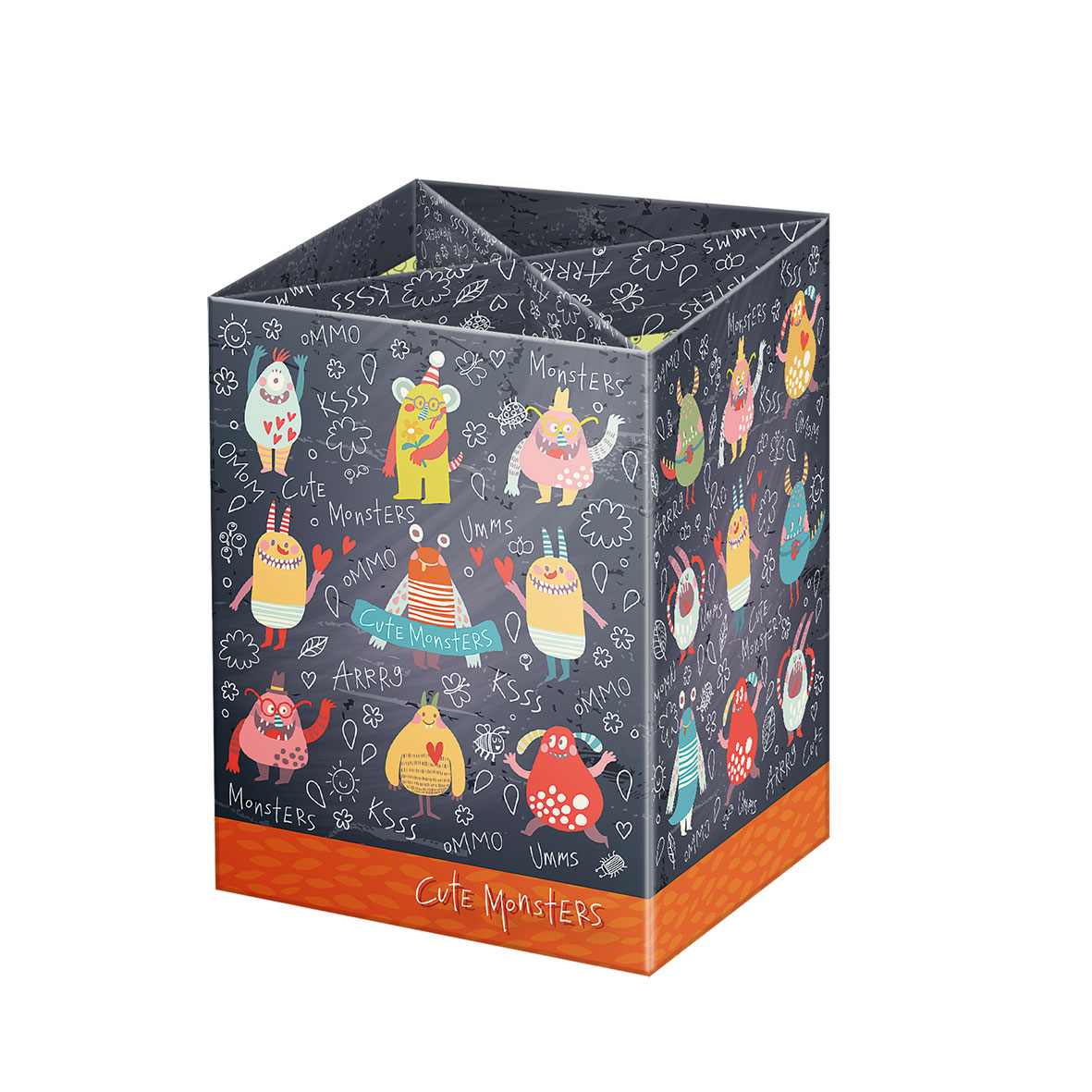 1923-0290 Stojan na tužky Cute Monsters | Argus CZ